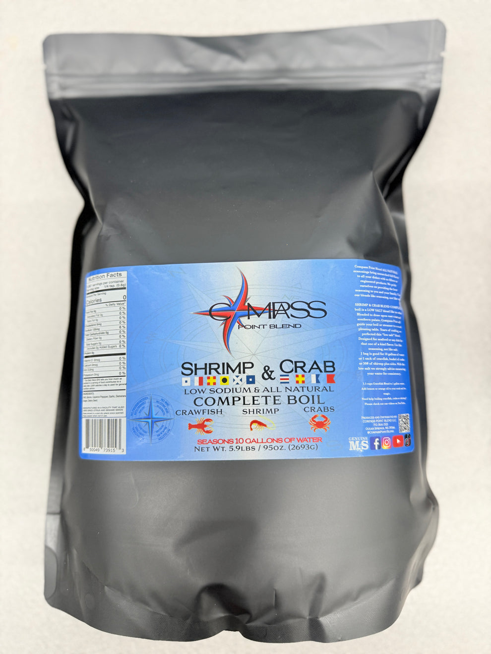 Shrimp and Crab Boil – Compass Point Blend